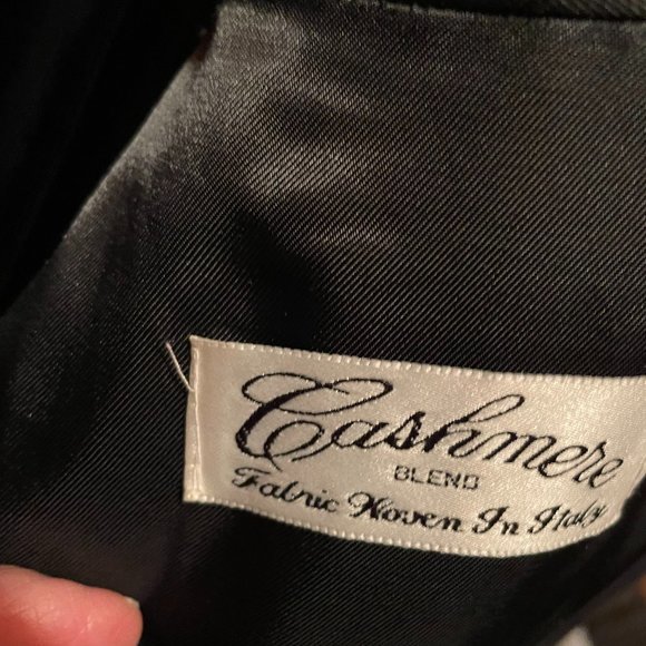 Ron Chereskin | Jackets & Coats | Black Mens Cashmere Blend Coat Fully ...